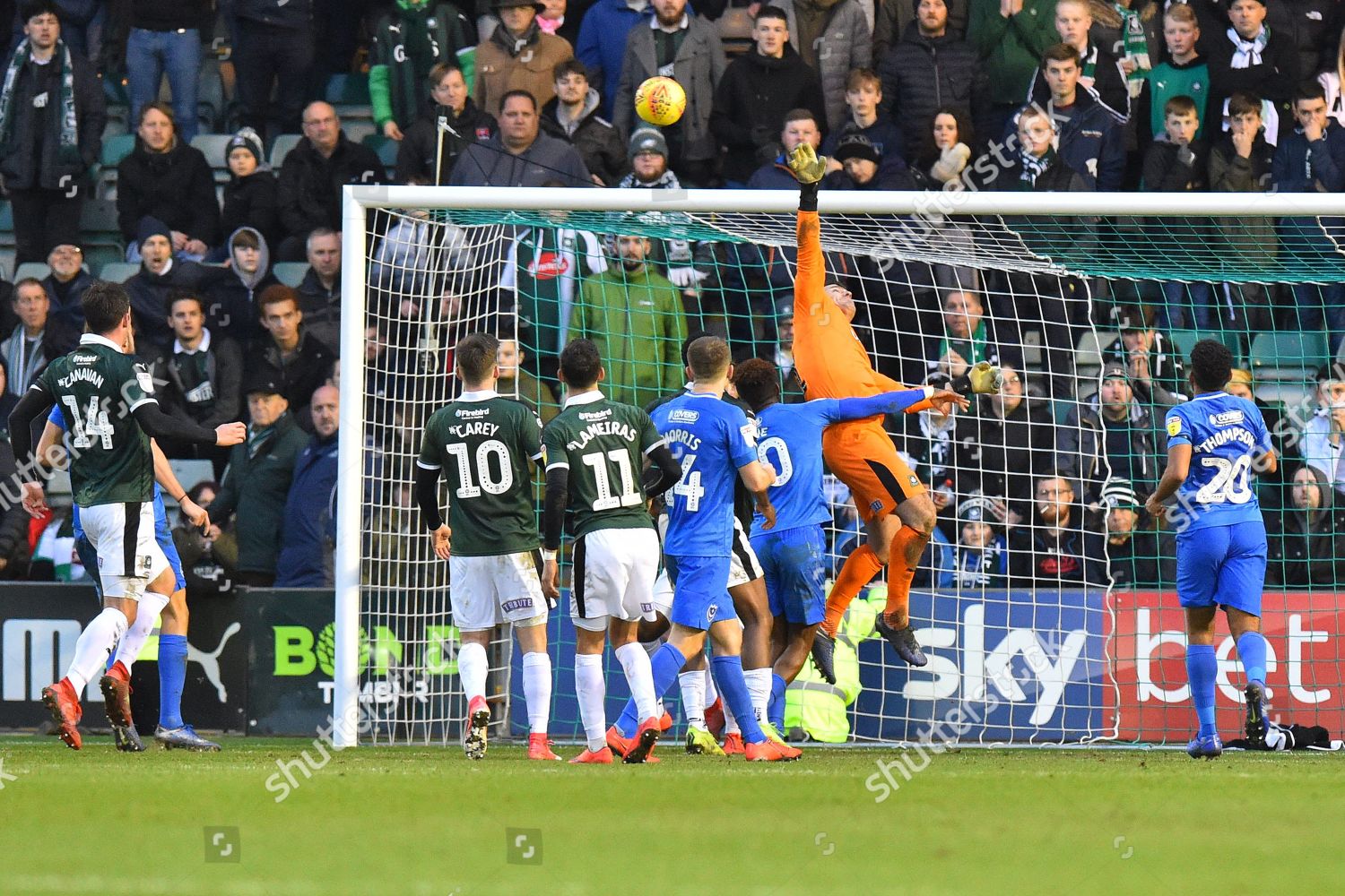 Kyle Letheren 21 Plymouth Argyle Gets Editorial Stock Photo - Stock ...