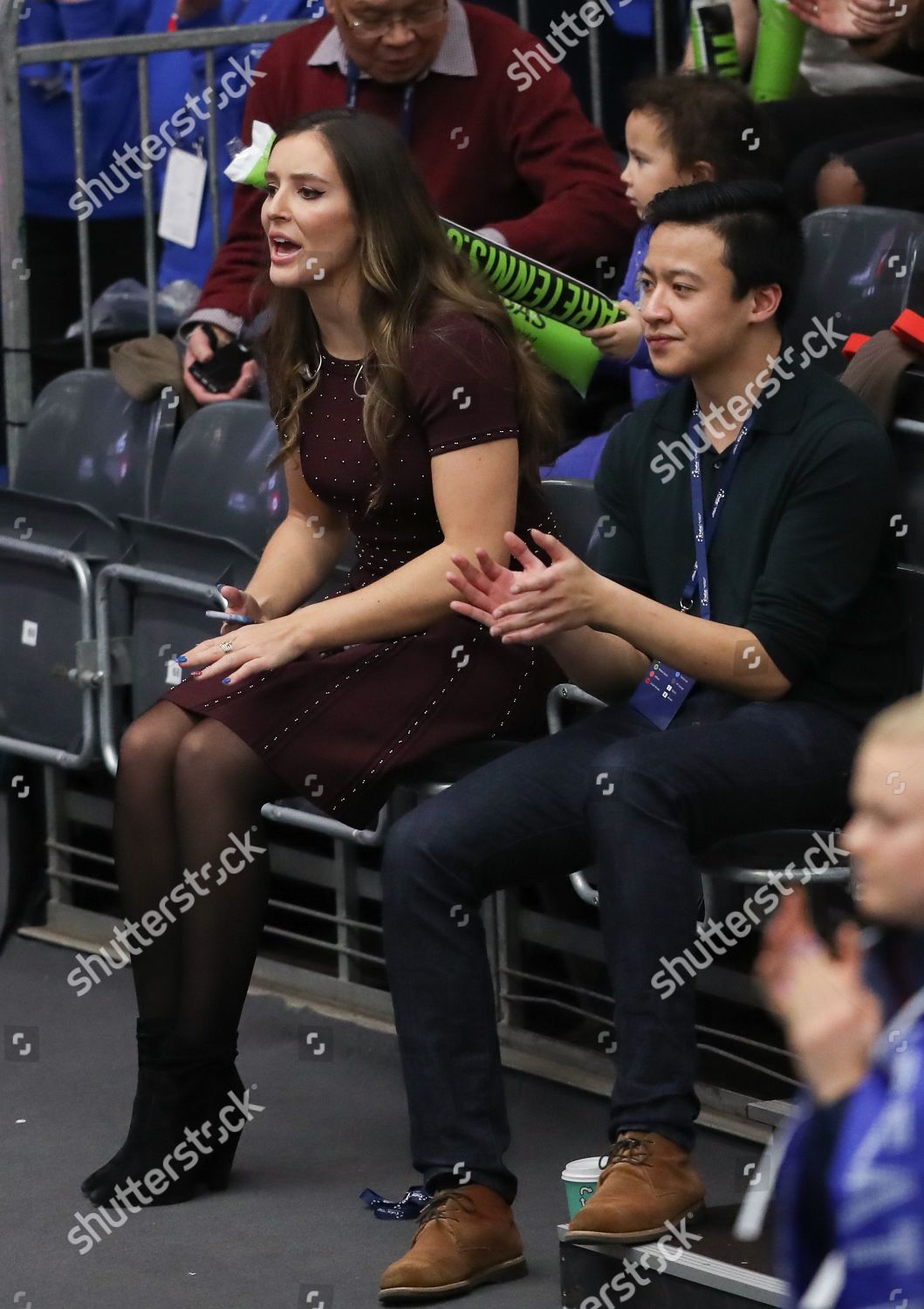Laura Robson Cheers On Katie Boulter Editorial Stock Photo - Stock ...