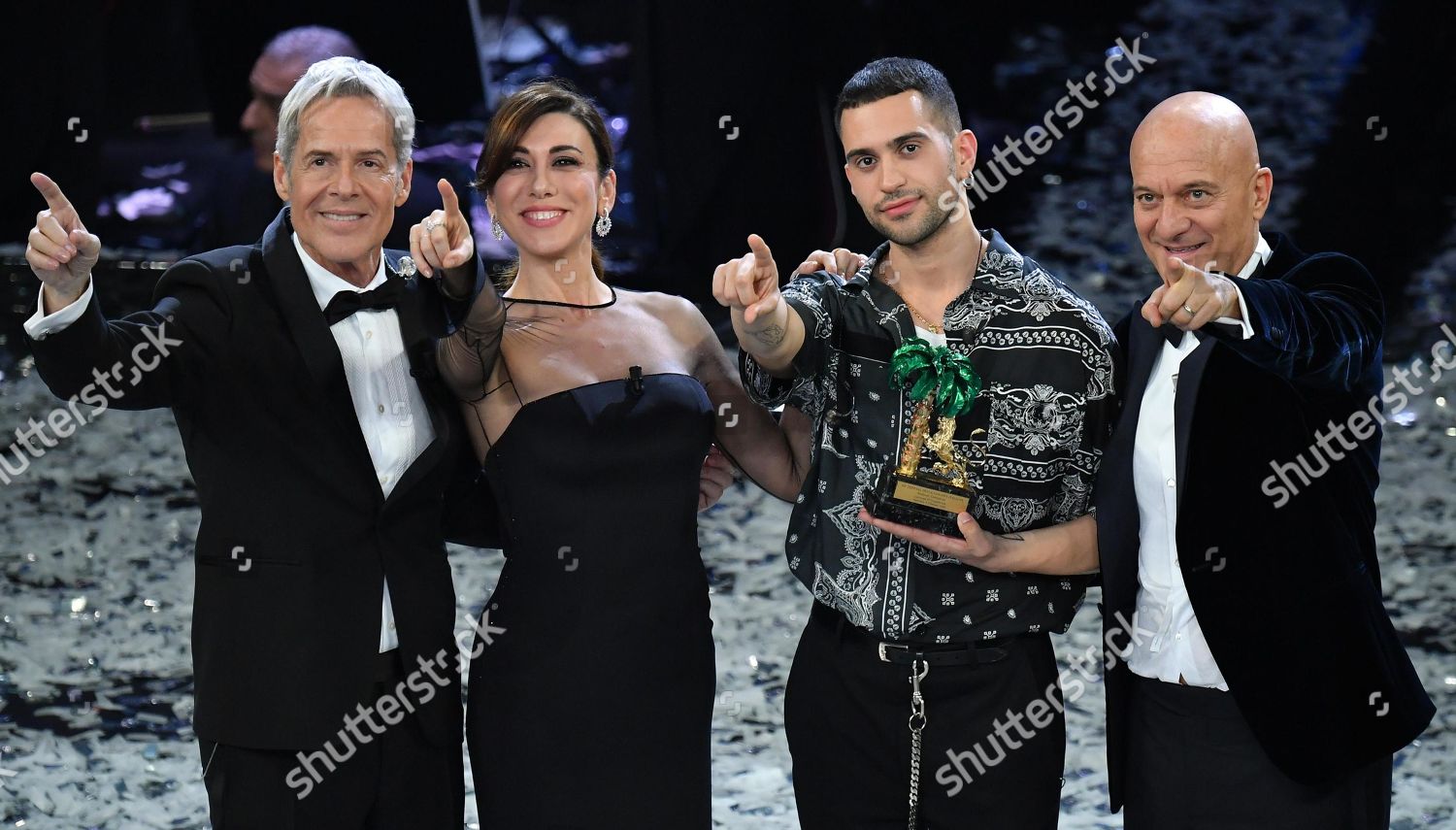 Italian Singer Mahmood 2r Celebrates On Editorial Stock Photo - Stock ...