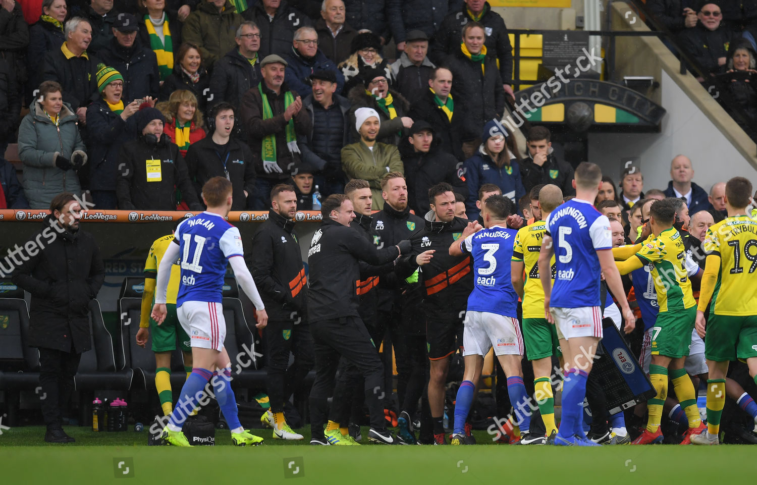 Norwich Goalkeeping Coach Ed Wooten Pulled Editorial Stock Photo ...