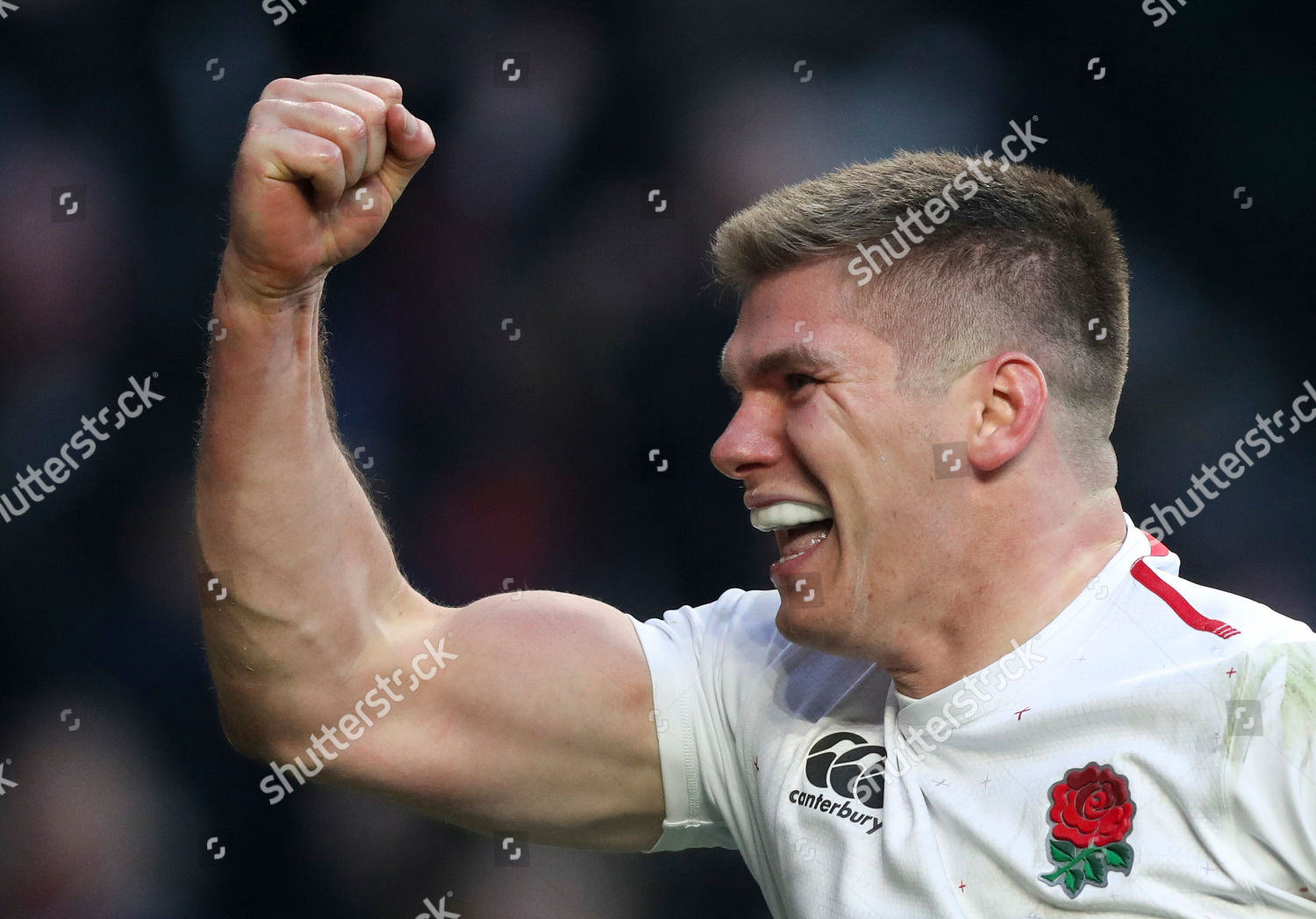 Owen Farrell Captain England Celebrates Sixth Editorial Stock Photo ...