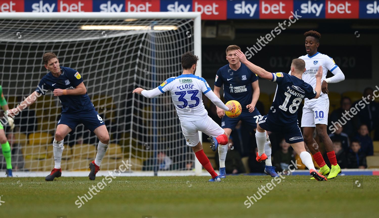 Ben Close Portsmouth Scores Goal Editorial Stock Photo - Stock Image ...