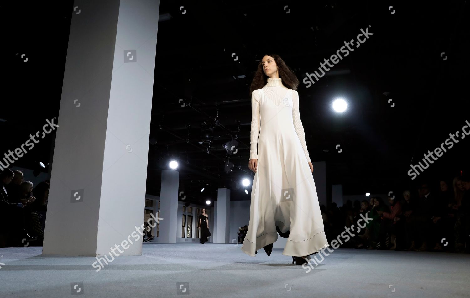 Model Takes Catwalk Presenting Creation By Editorial Stock Photo ...