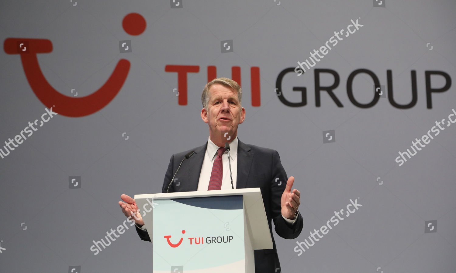 Ceo Tui Friedrich Joussen Delivers His Editorial Stock Photo - Stock ...