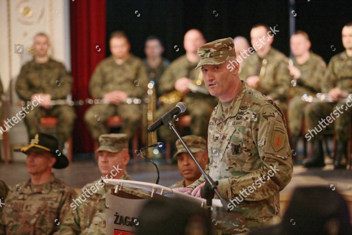 Commander Us Forces Europe Colonel Patrick Editorial Stock Photo ...