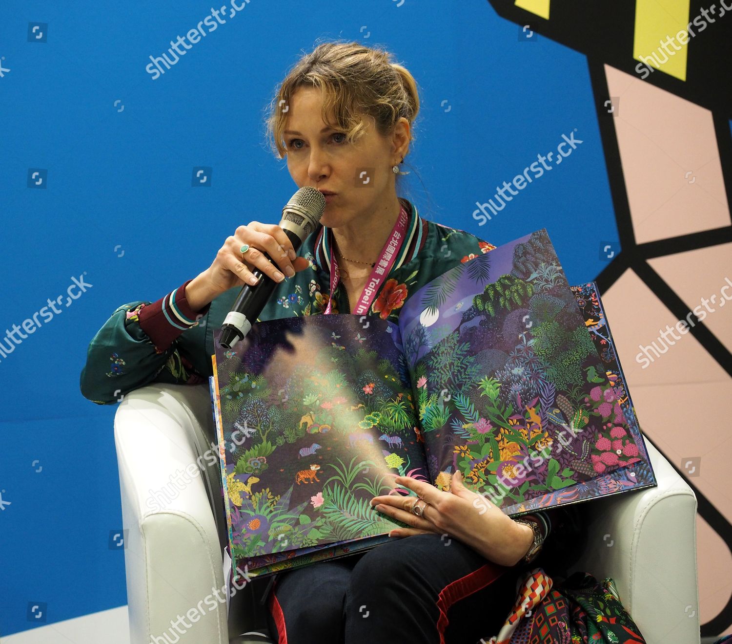 French Illustrator Peggy Nille Speaks 2019 Editorial Stock Photo - Stock Image | Shutterstock