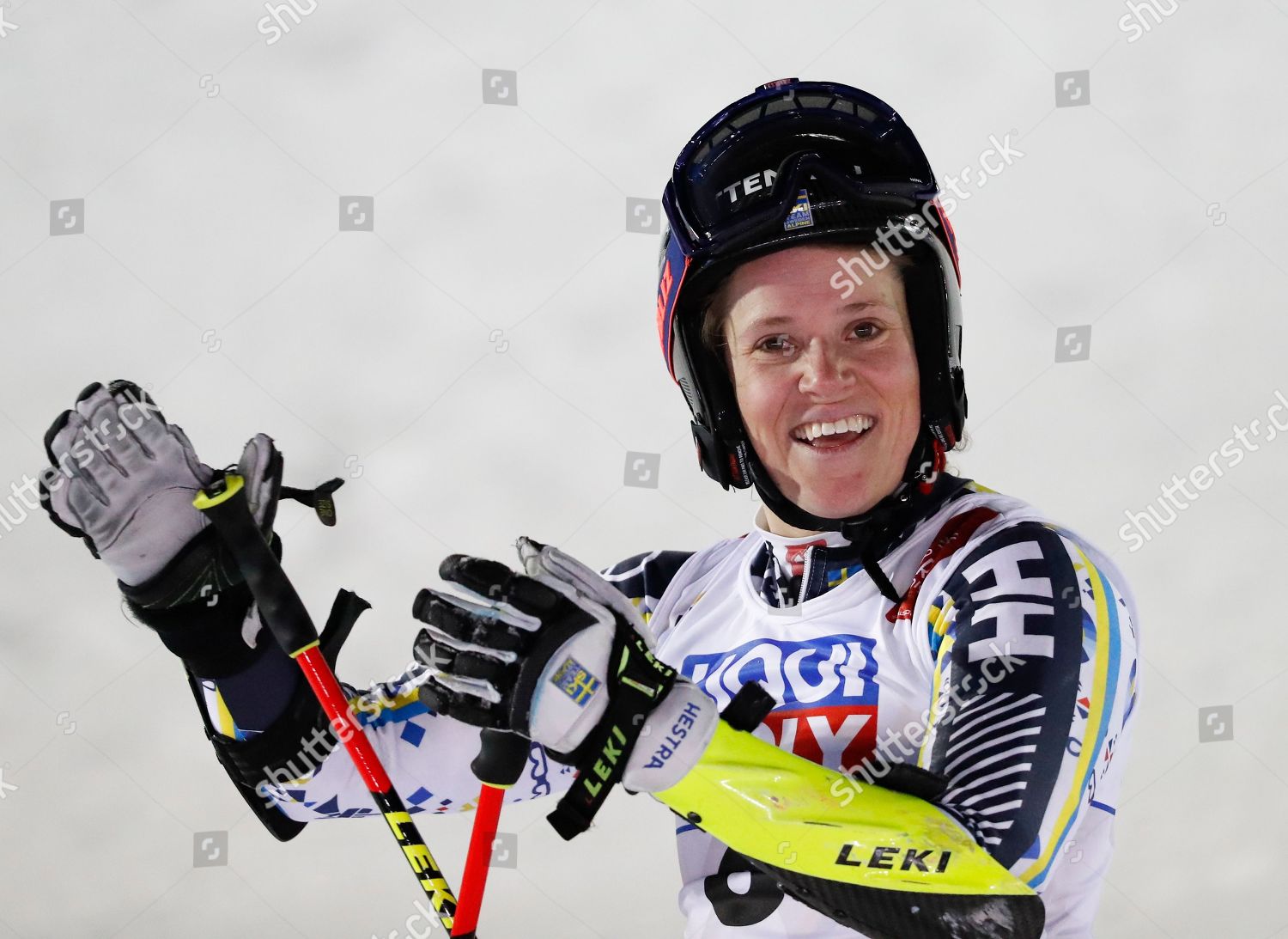 Sara Hector Sweden Reacts Finish Area Editorial Stock Photo - Stock ...