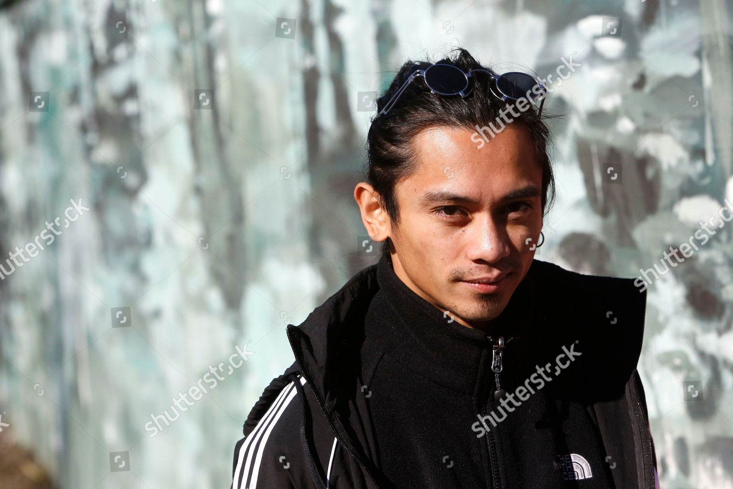 Street Artist Jerico Poses Front His Editorial Stock Photo - Stock ...