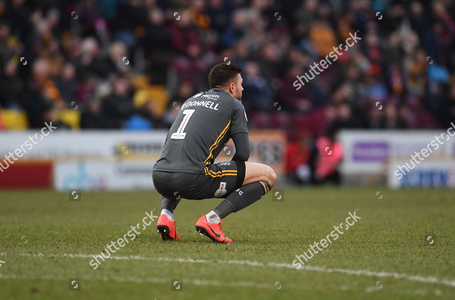 Richard Odonnell Goalkeeper Bradford City Editorial Stock Photo - Stock ...