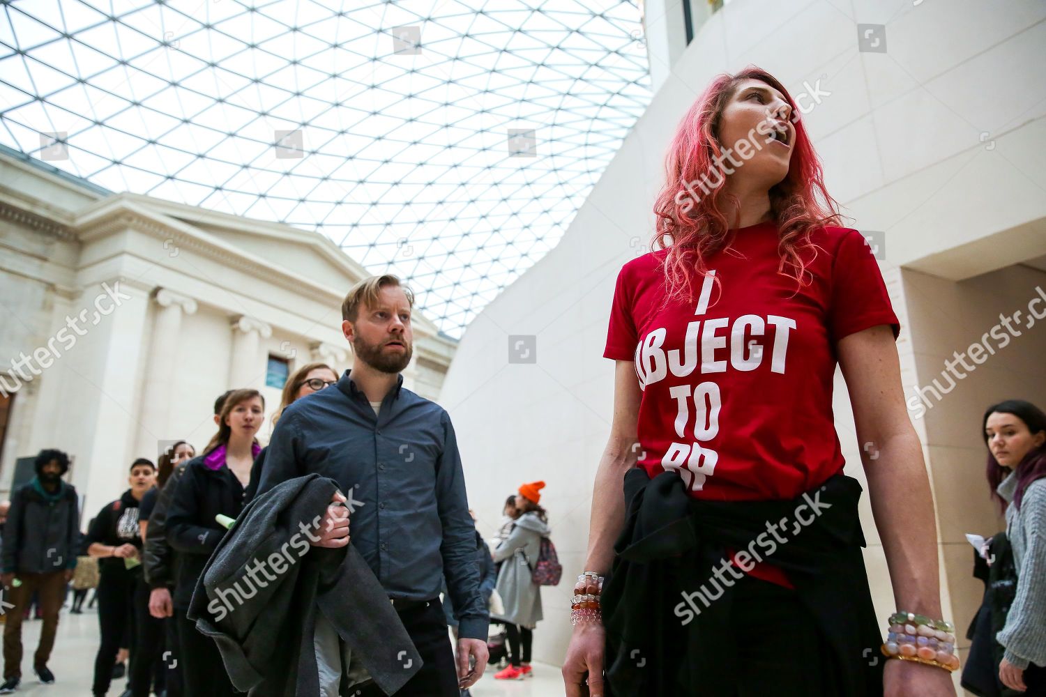 Hundreds Activists Inside British Museum Protest Editorial Stock Photo ...