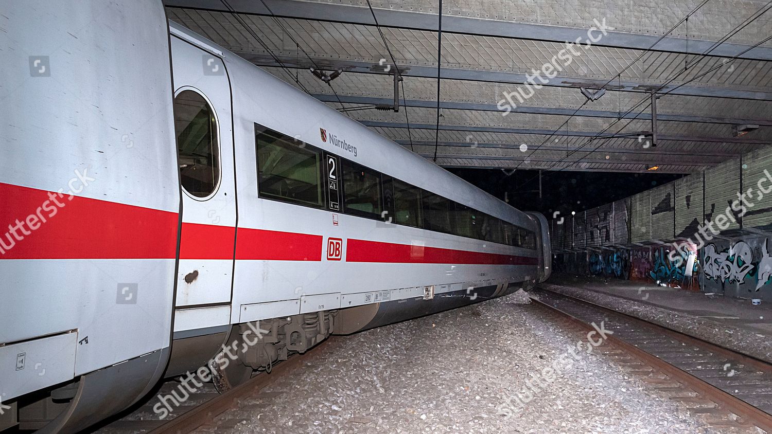 View Derailed Intercity Train Ice Basel Editorial Stock Photo - Stock ...