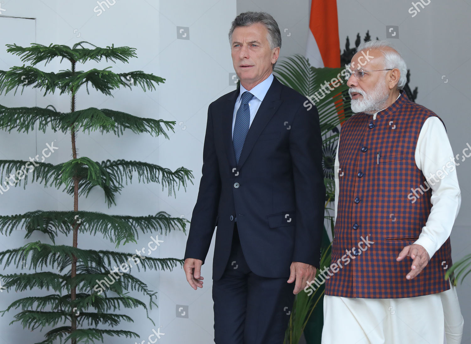 Indian Prime Minister Narendra Modi R Editorial Stock Photo - Stock ...