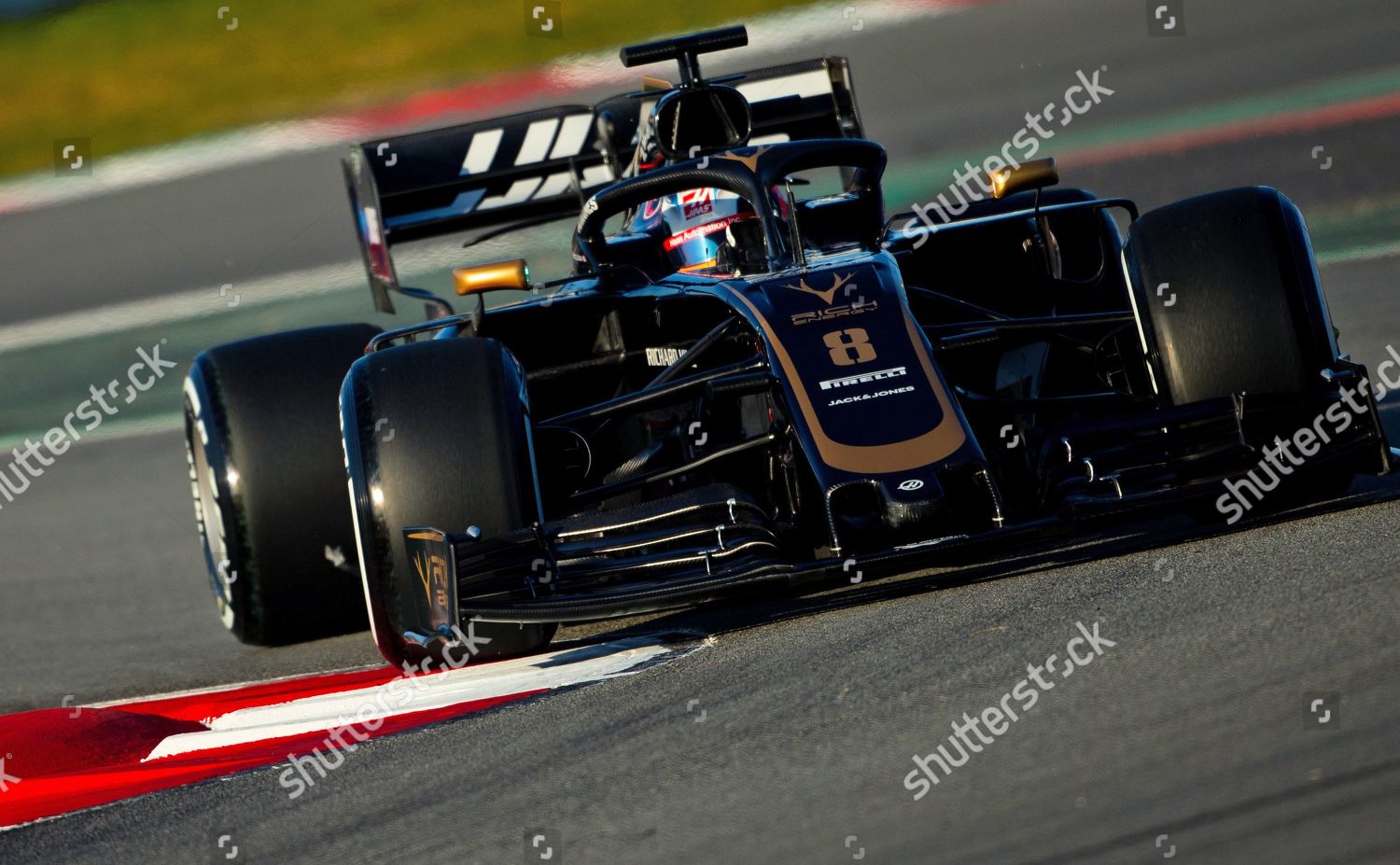FRENCH FORMULA ONE DRIVER ROMAIN GROSJEAN Editorial Stock Photo - Stock ...