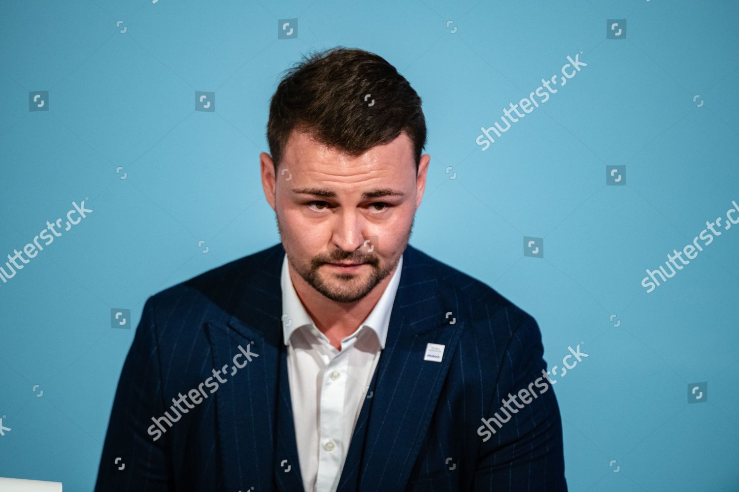 Paralympics Winner Heinrich Popow Speaks During Editorial Stock Photo ...