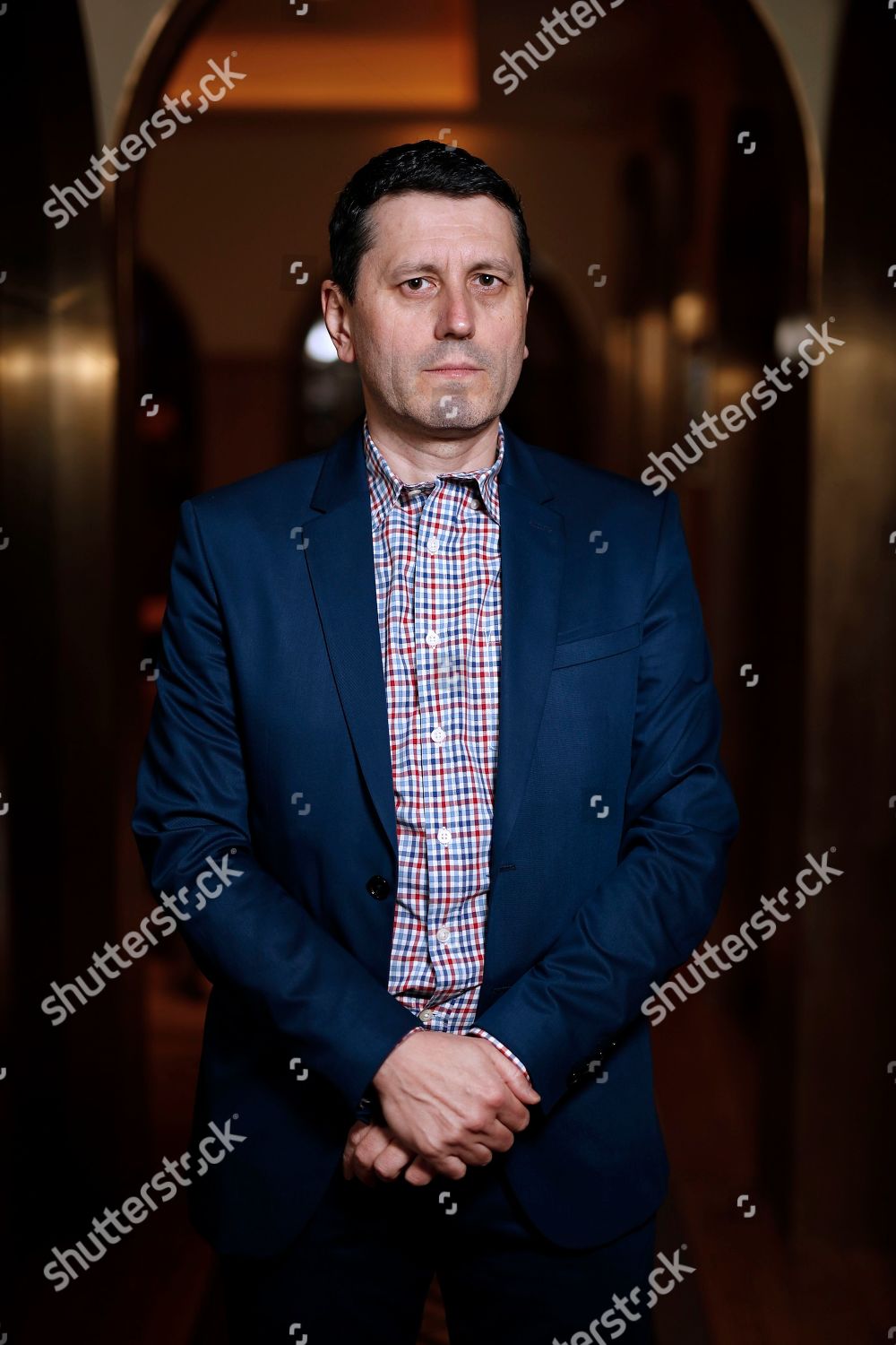 French Journalist Writer Frederic Martel Poses Editorial Stock Photo ...