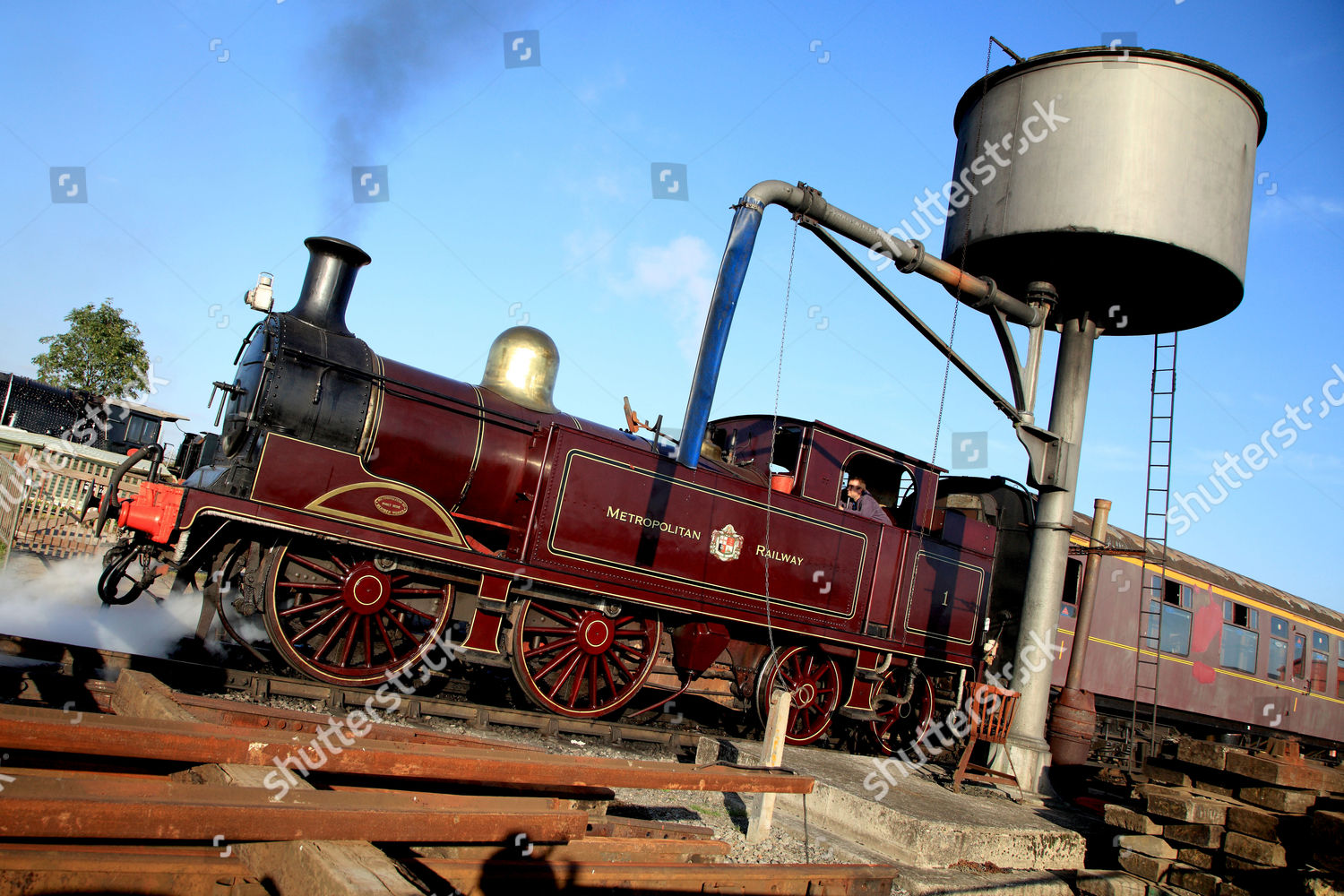 E Class Steam Train Buckinghamshire Railway Editorial Stock Photo ...