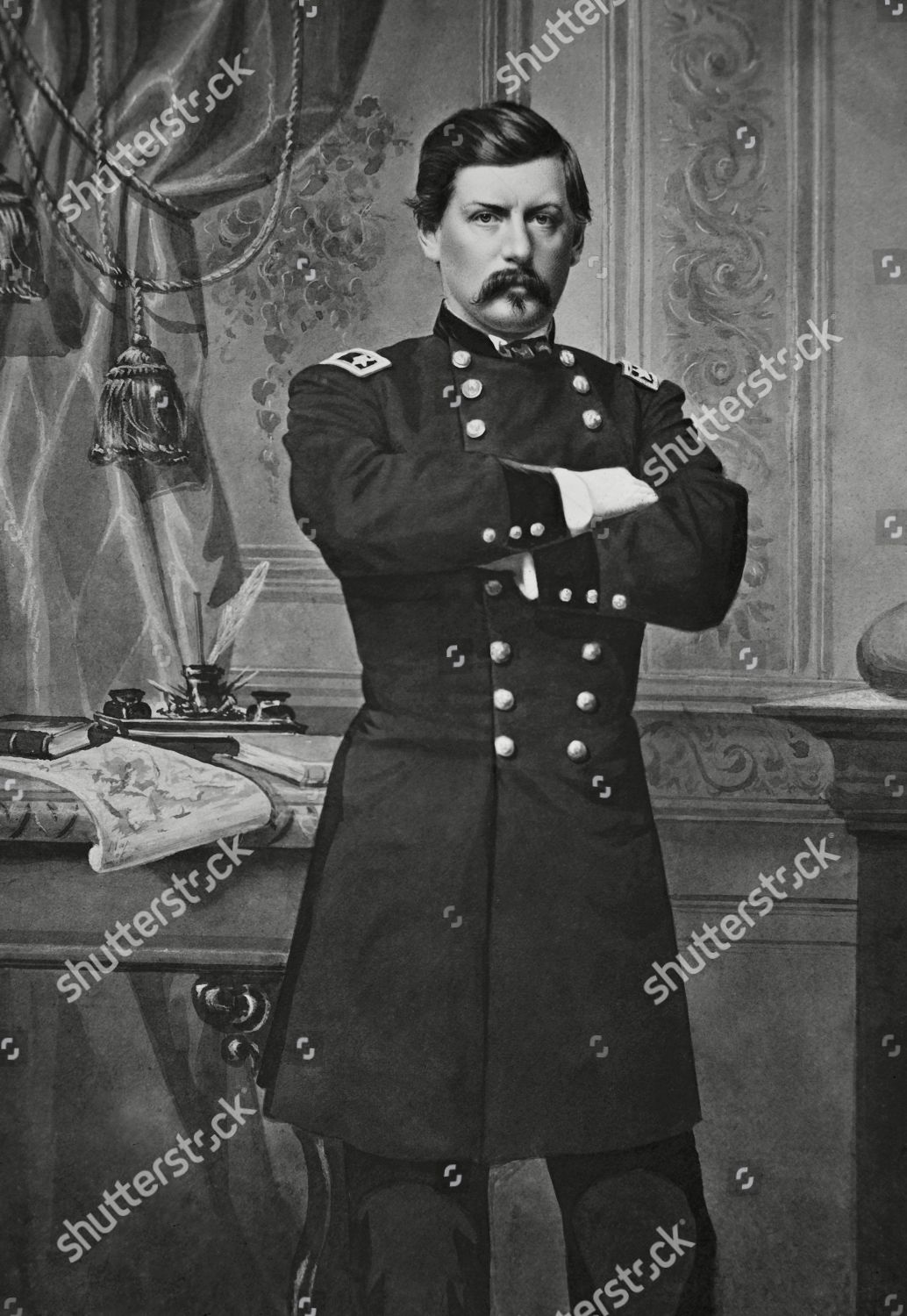 Union Major General George Mcclellan Trained Editorial Stock Photo ...