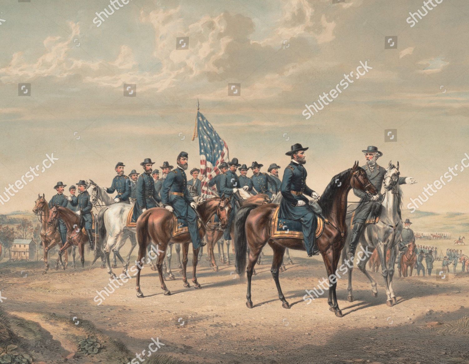 Us Civil War General Lee Grant Editorial Stock Photo - Stock Image ...