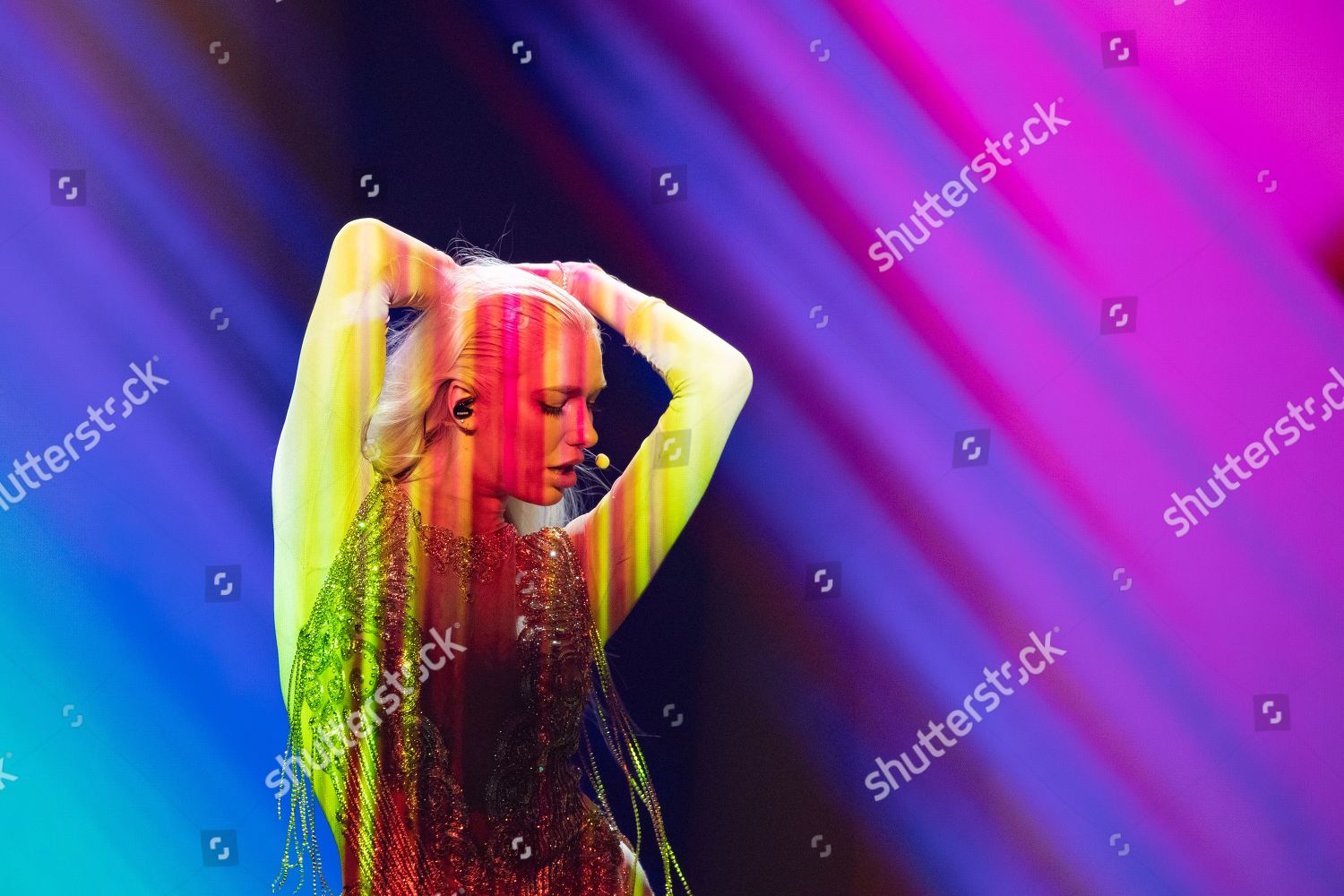 Aly Ryan Performs During Rehearsal National Editorial Stock Photo ...