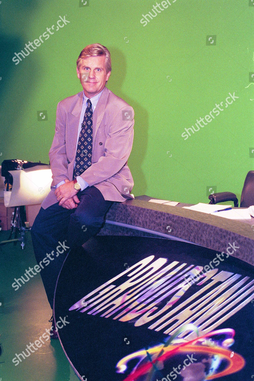 Bbc Television Presenter Steve Rider Grandstand Editorial Stock Photo ...