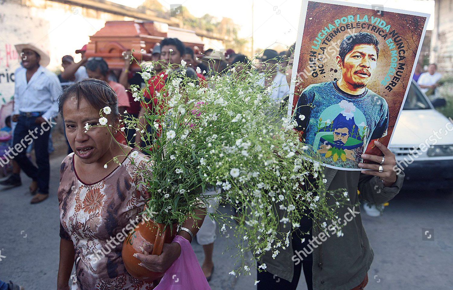 Relatives Friends Activist Samir Flores Move Editorial Stock Photo ...