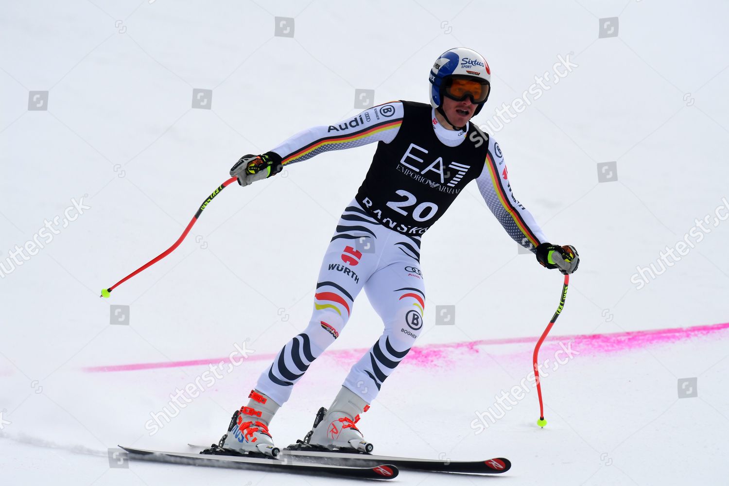 Linus Strasser Germany Reacts Finish Area Editorial Stock Photo - Stock ...