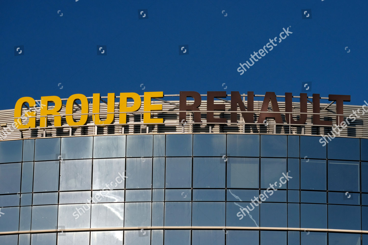 Logo Renault Sa Seen Outside Headquarters Editorial Stock Photo - Stock ...