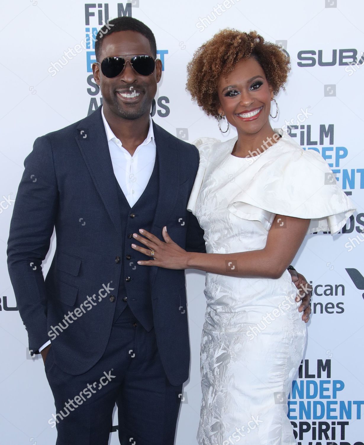 Sterling K Brown Wife Ryan Michelle Editorial Stock Photo - Stock Image ...