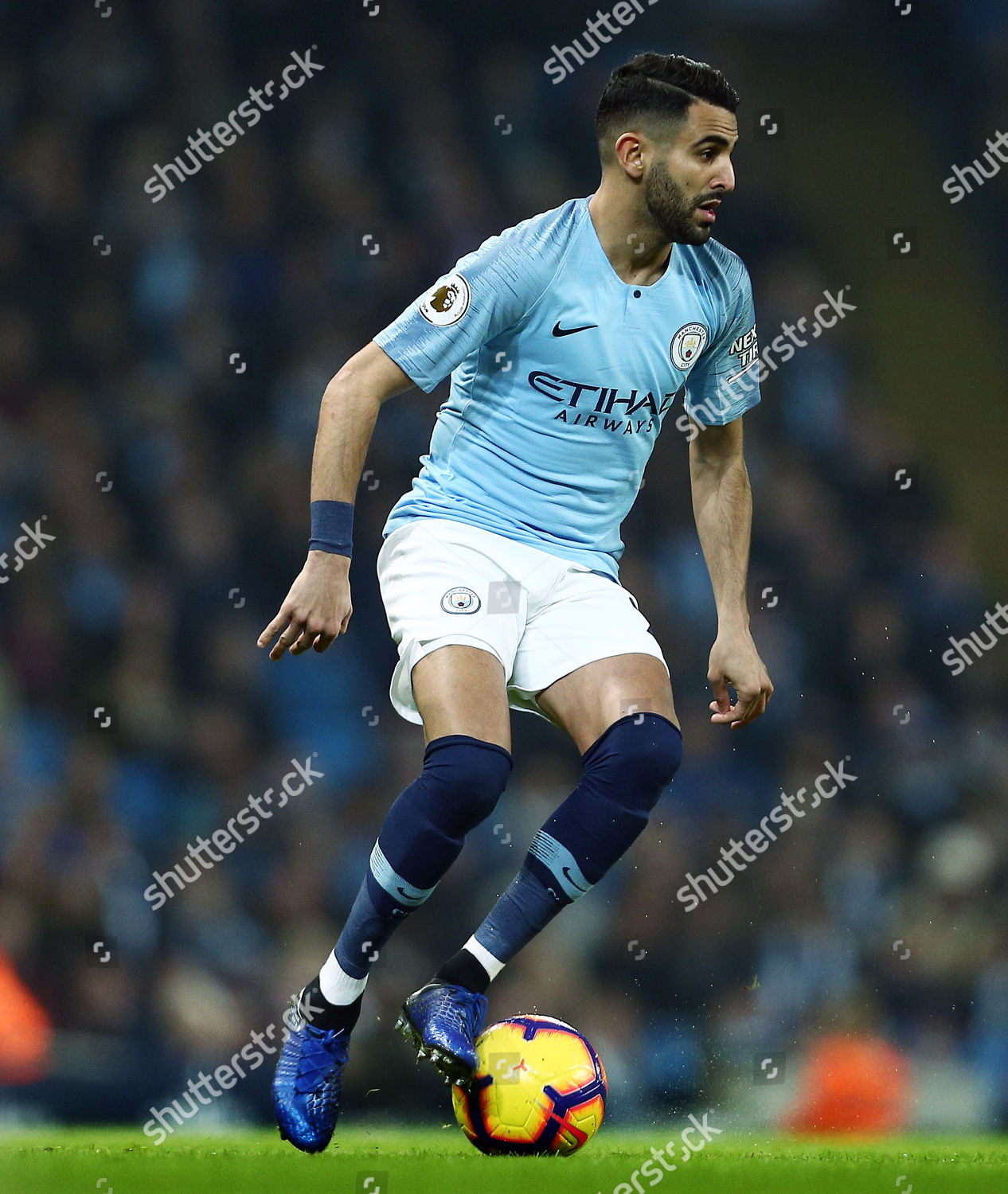 Riyad Mahrez Manchester City Editorial Stock Photo - Stock Image ...