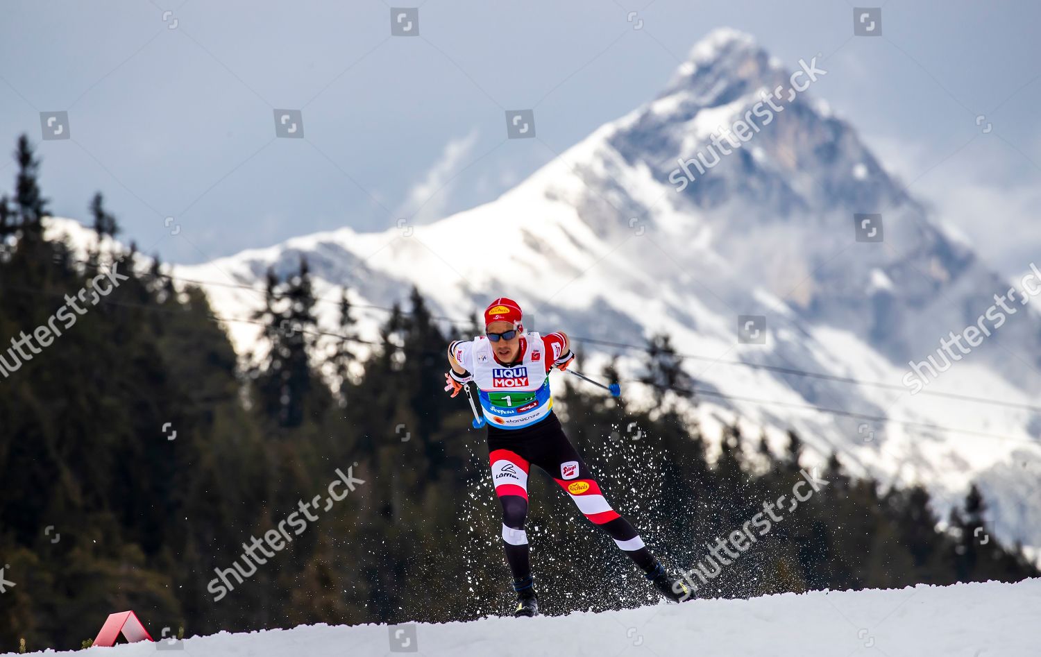Mario Seidl Austria Action Nordic Combined Editorial Stock Photo ...