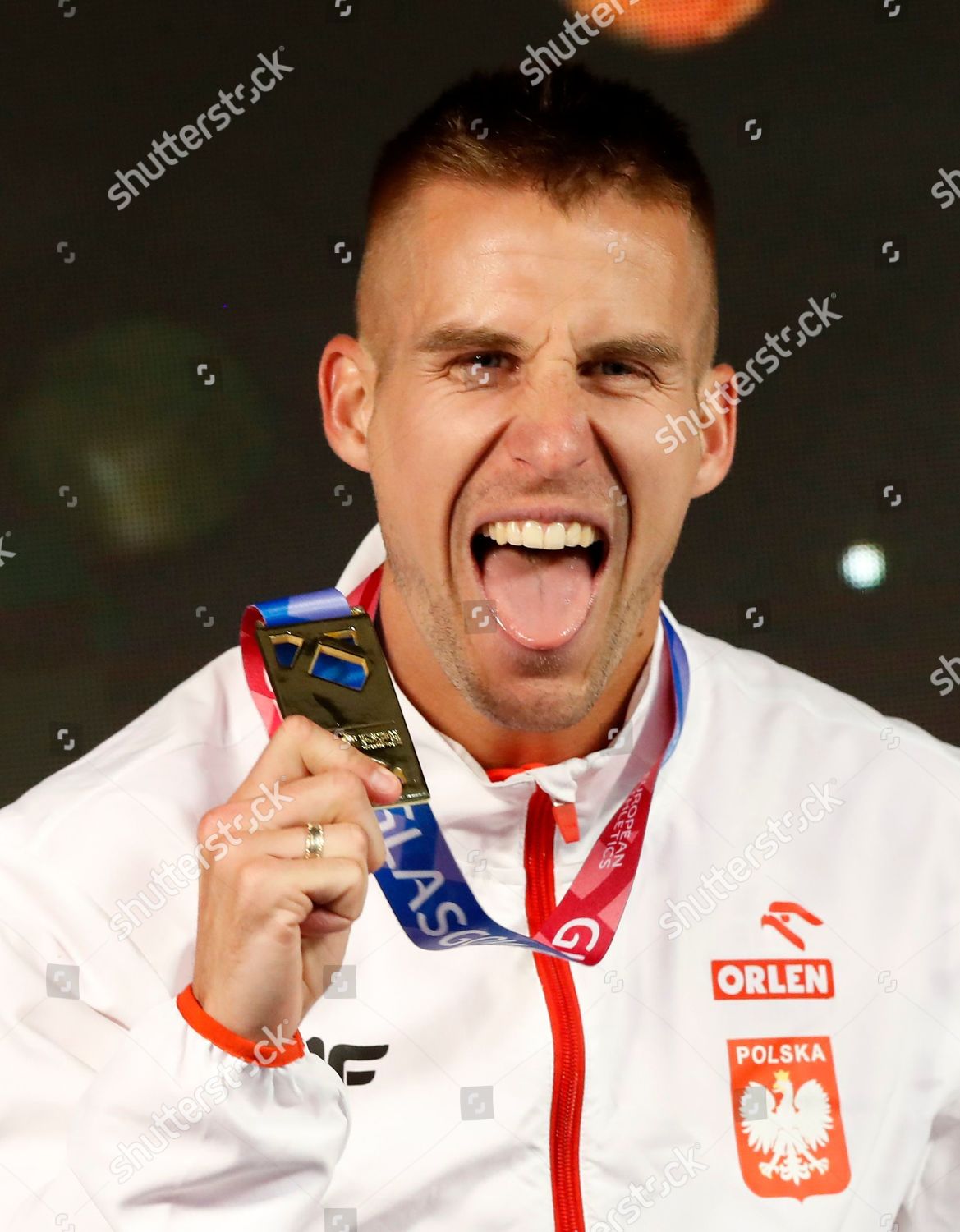 Gold Medalist Marcin Lewandowski Poland Poses Editorial Stock Photo ...