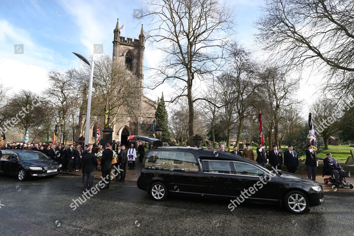 Gordon Banks Coffin Carried Into Stoke Editorial Stock Photo - Stock ...