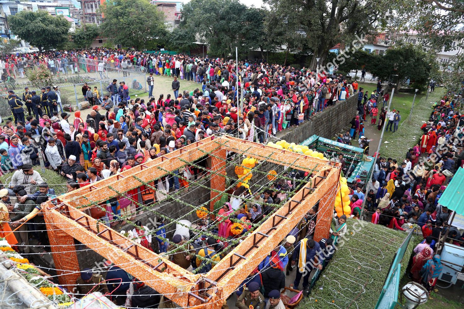 Indian Devotees Visit Pay Obeisance Lord Editorial Stock Photo - Stock ...