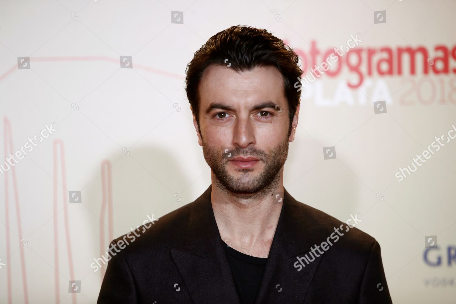 Javier Rey Poses While Arriving Fotogramas Editorial Stock Photo ...