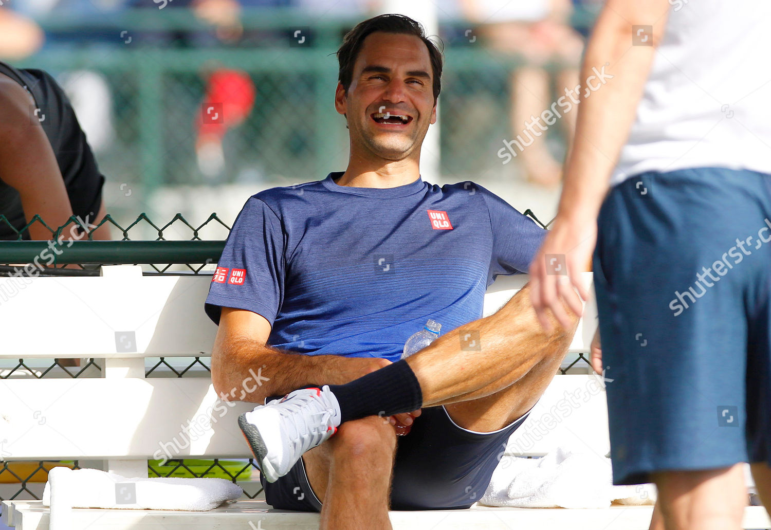 Roger Federer Switzerland Has Fun During Editorial Stock Photo - Stock ...