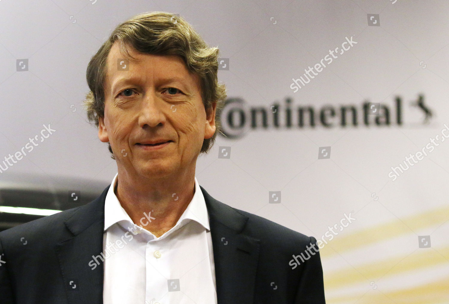 Cfo Continental Wolfgang Schaefer Poses Photograph Editorial Stock ...