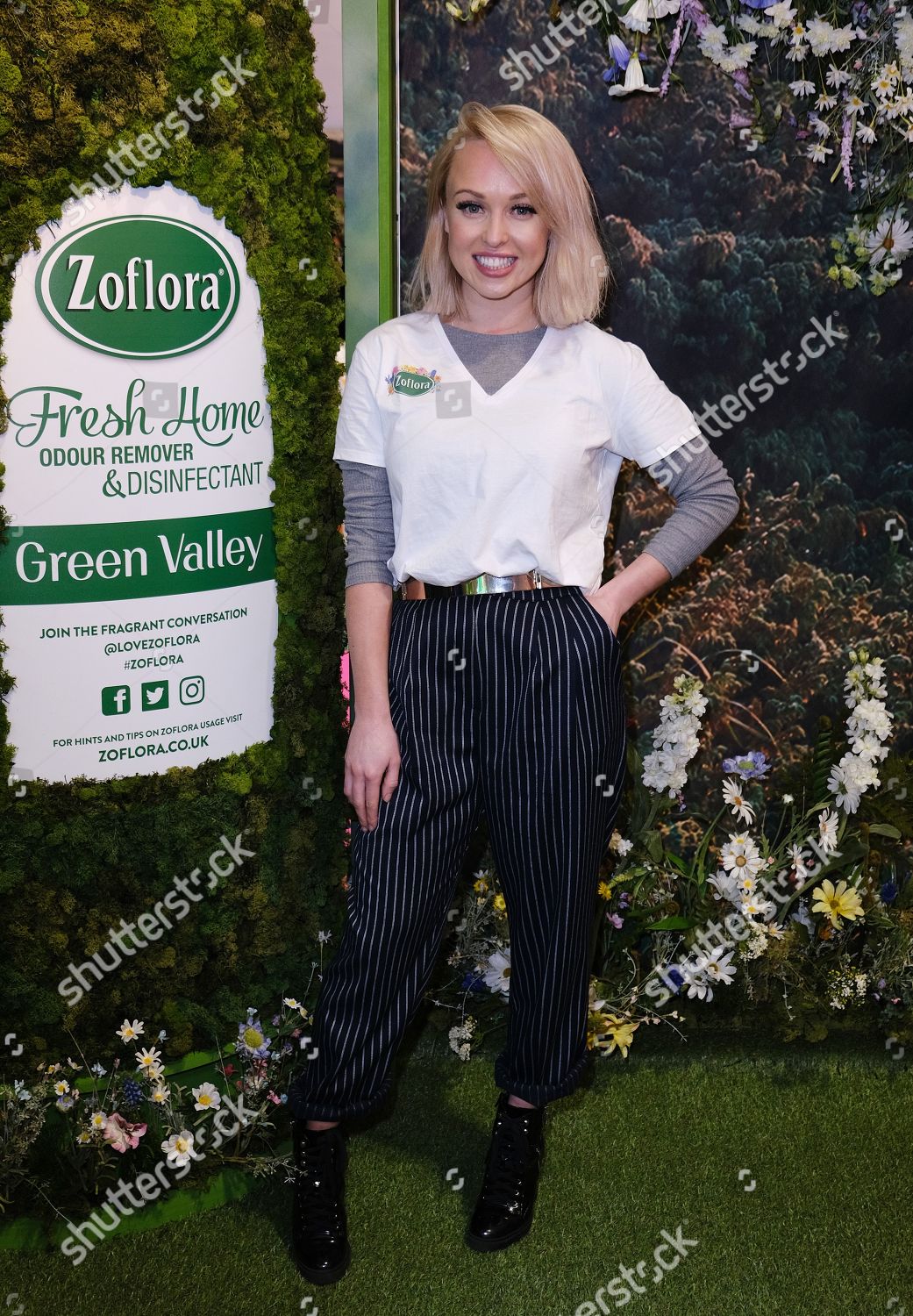 Jorgie Porter Her Dog Lady On Editorial Stock Photo - Stock Image ...