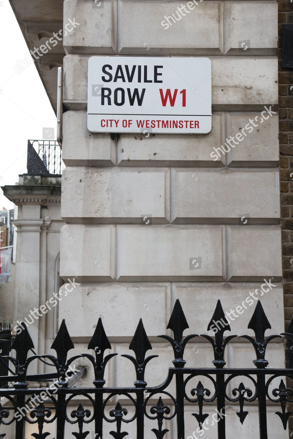 Saville Row Street Sign Editorial Stock Photo - Stock Image | Shutterstock
