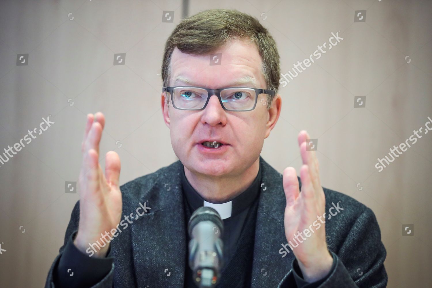 German Priest Hanz Zollner Member Pontificial Editorial Stock Photo ...