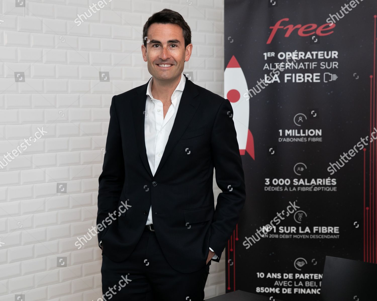 Thomas Reynaud Dg Du Groupe Iliad Editorial Stock Photo - Stock Image ...
