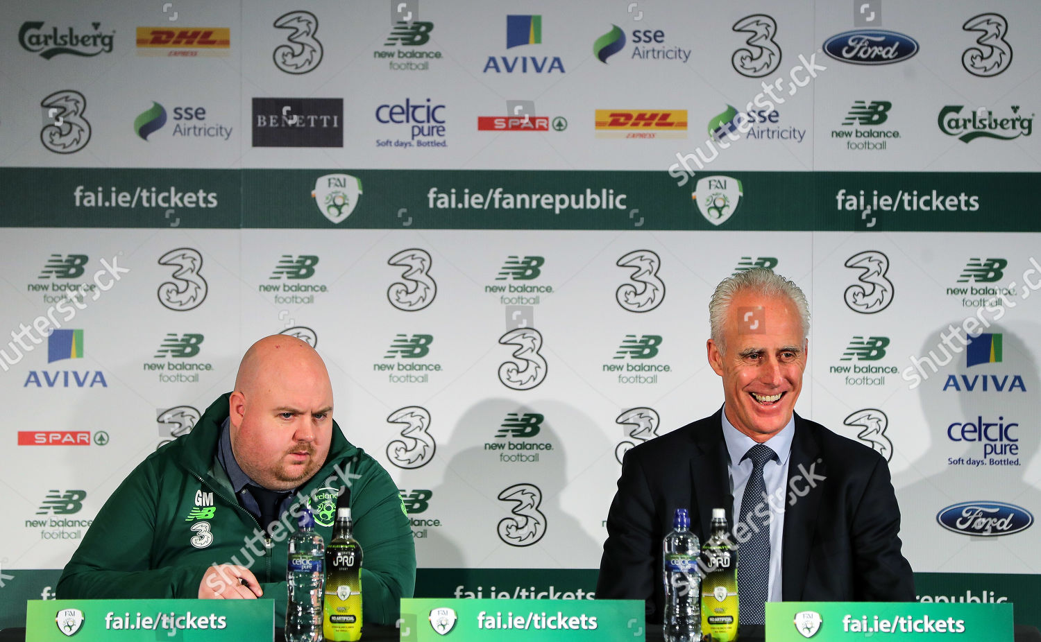 Communications Manager Gareth Maher Manager Mick Editorial Stock Photo ...
