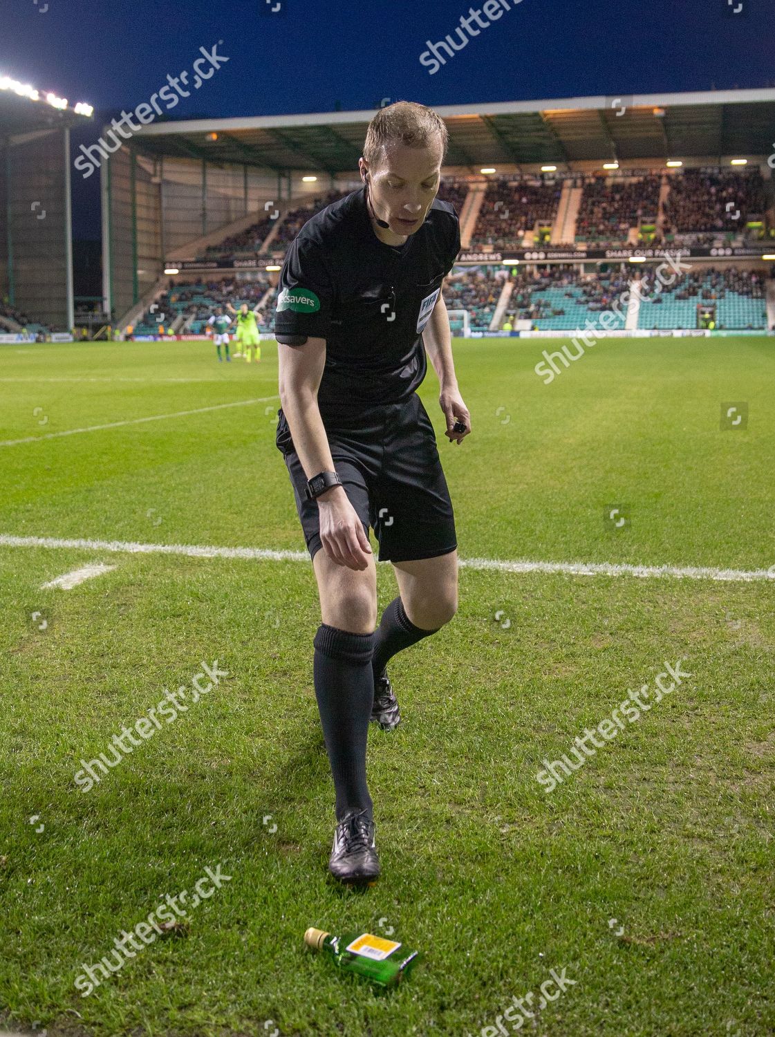 Referee Willie Collum Picks Half Bottle Editorial Stock Photo - Stock ...