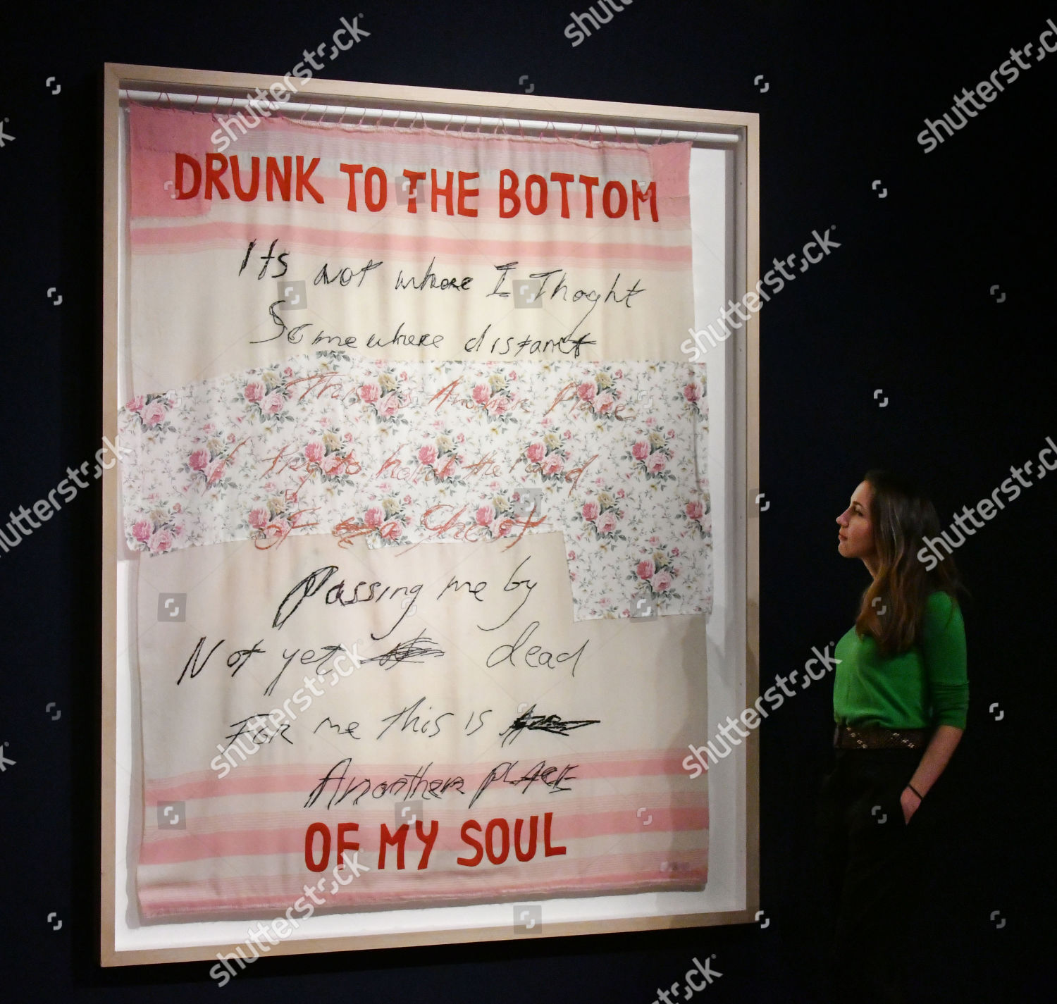 TRACEY EMIN DRUNK BOTTOM MY SOUL Editorial Stock Photo - Stock Image ...