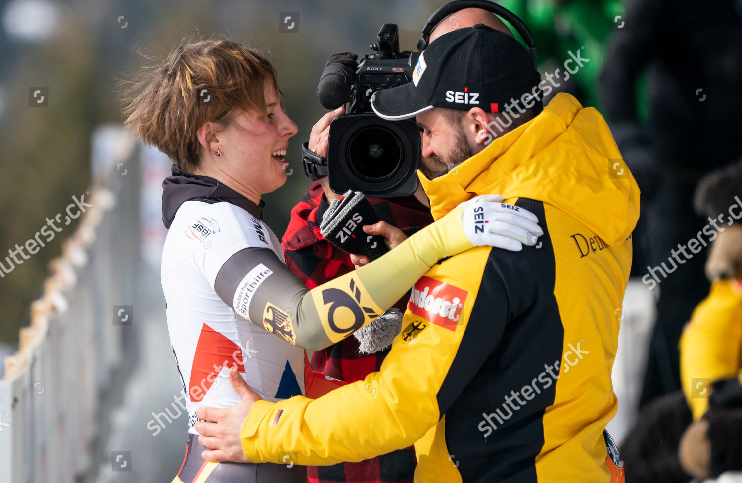 Sophia Griebel Germany Celebrates Team Official Editorial Stock Photo ...