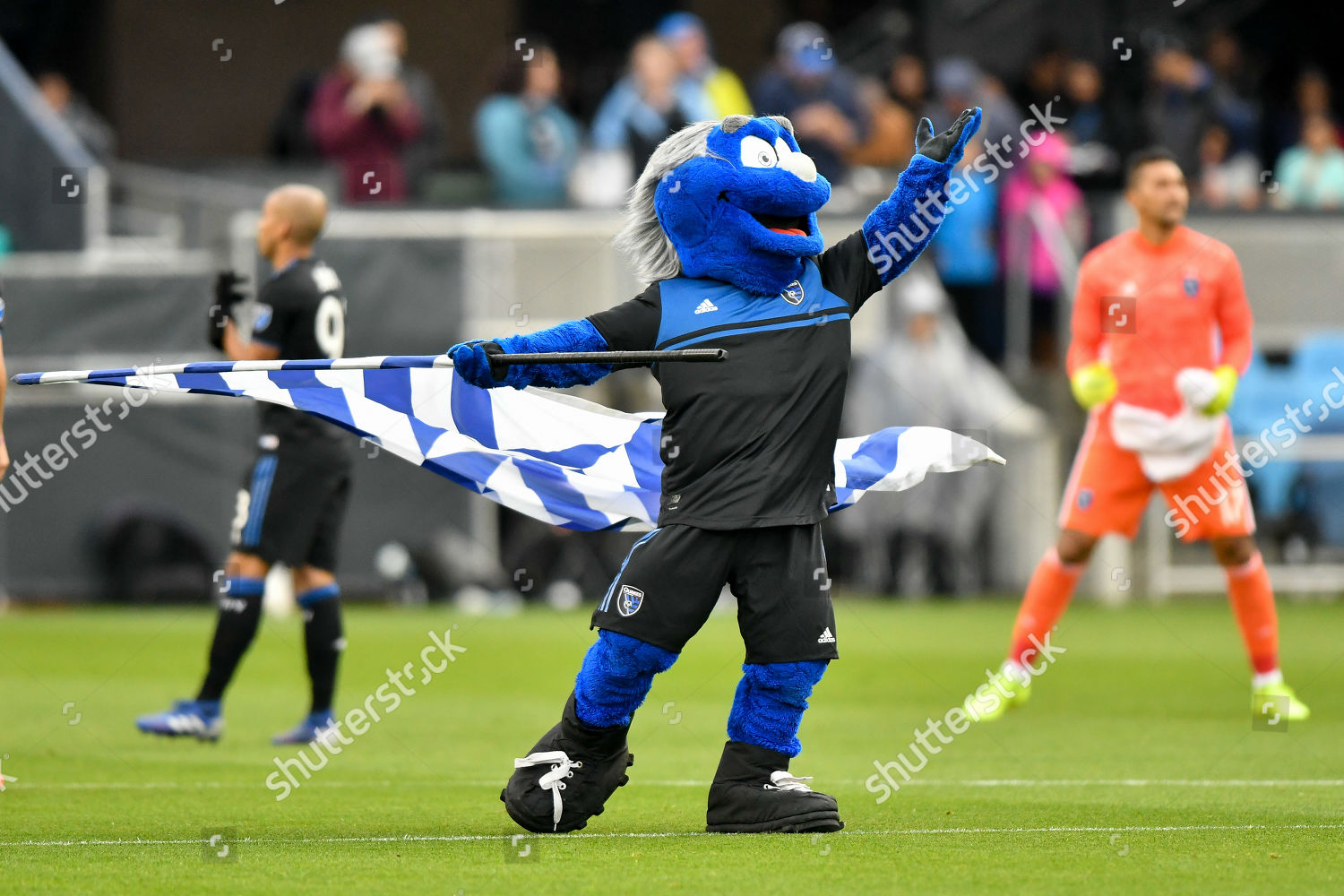 San Jose Earthquakes Mascot Quakesadus Mascotacus Editorial Stock Photo ...