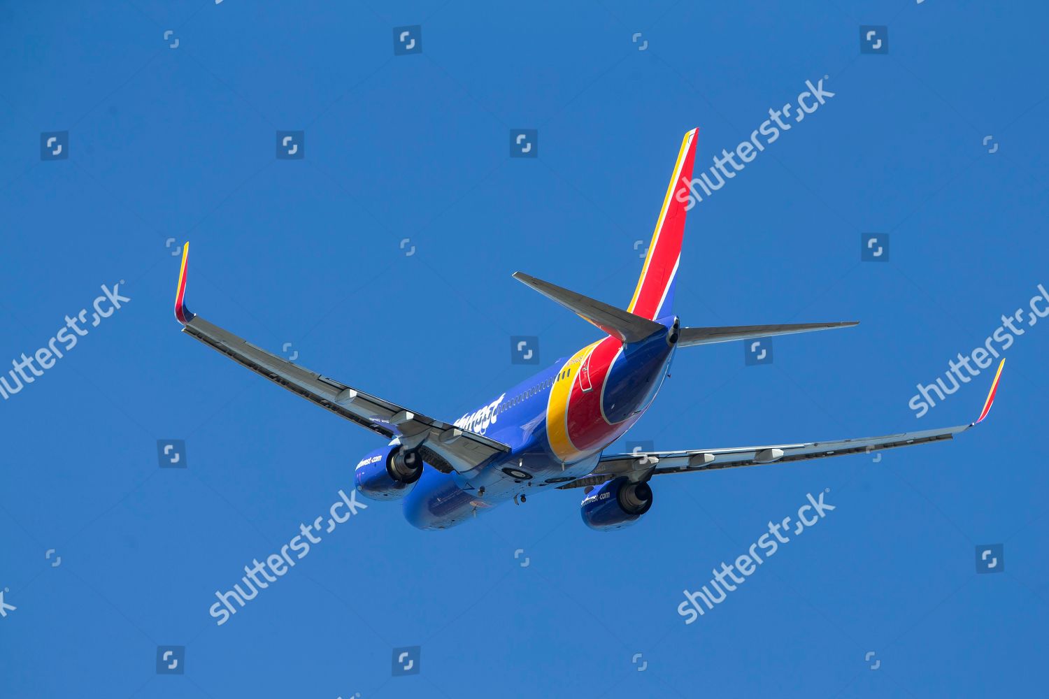 Southwest Airlines Boeing 737700 Tail Number Editorial Stock Photo ...