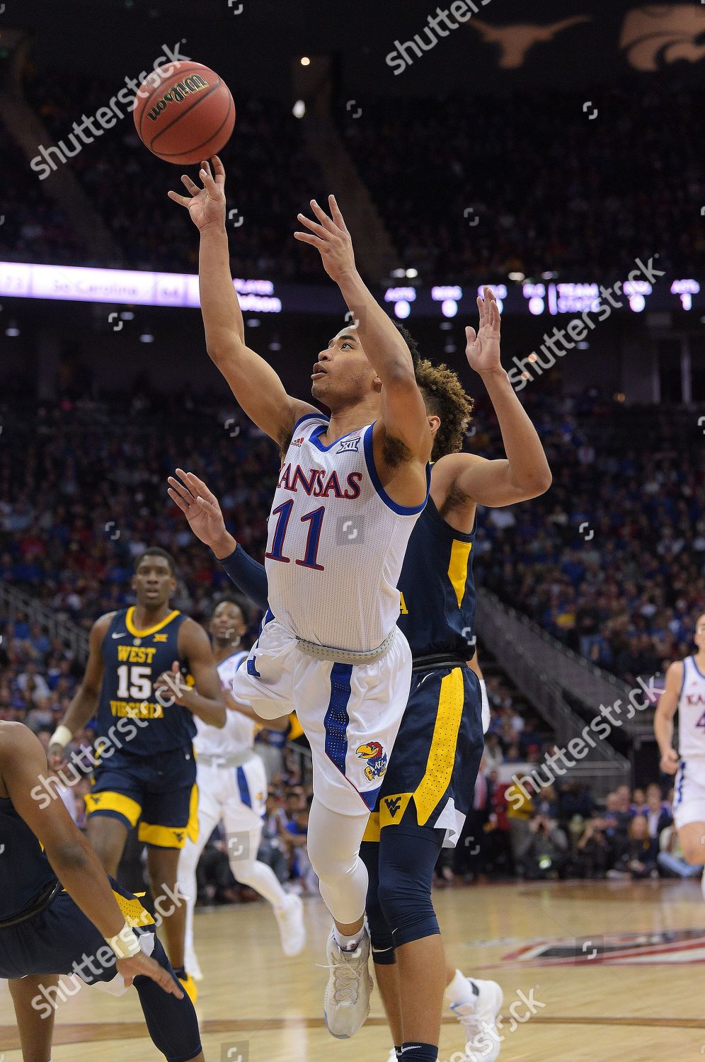 Kansas Jayhawks Guard Devon Dotson 11 Editorial Stock Photo - Stock ...