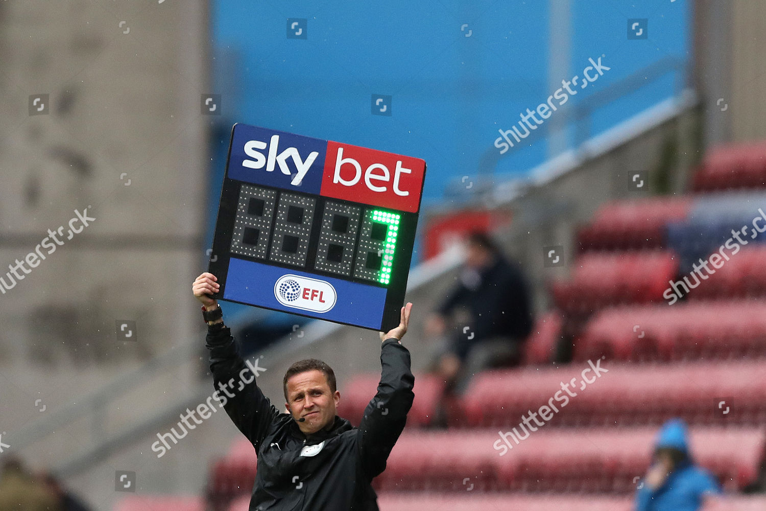 Fourth Official Signals 7 Minutes Added Editorial Stock Photo - Stock ...