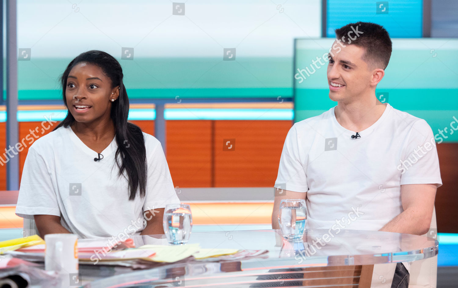 Simone Biles Max Whitlock Editorial Stock Photo - Stock Image ...