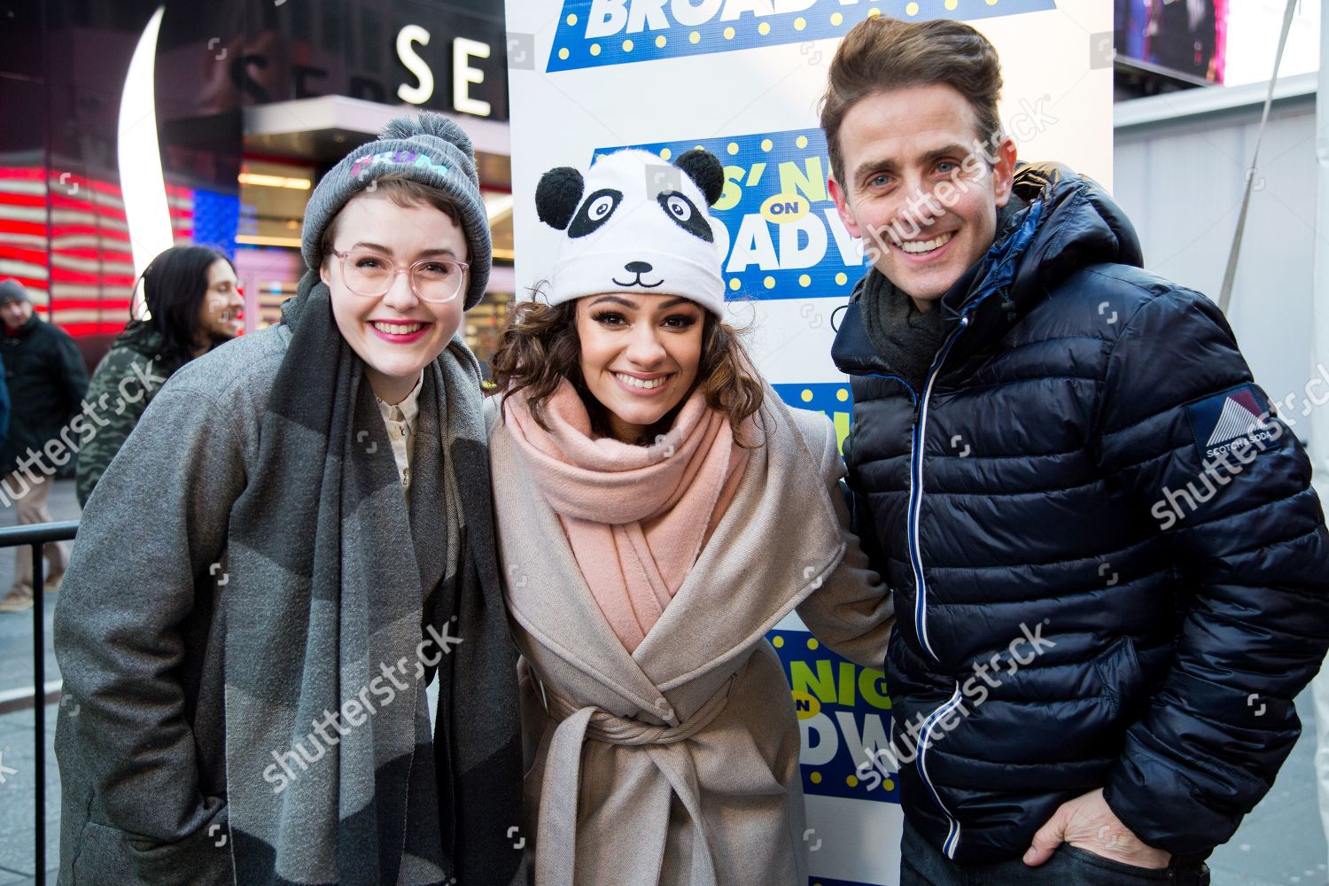 Caitlin Kinnunen Isabelle Mccalla Joey Mcintyre Editorial Stock Photo ...